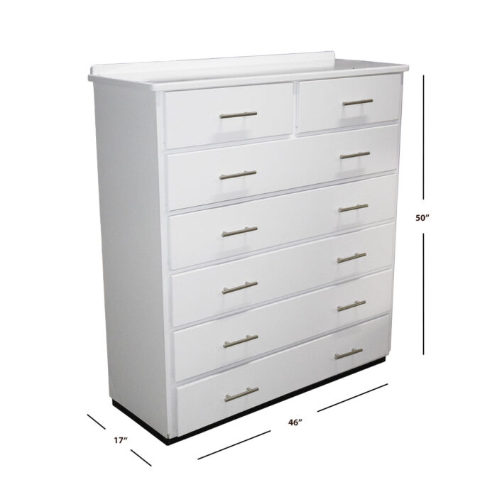 Vinnie 7 Drawer 42″ Jumbo Chest of Drawers Without Mirror – City ...